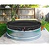 Amazon.com : Sobana 9-10 ft Steel Round Stock Tank Pool Cover - Heavy ...