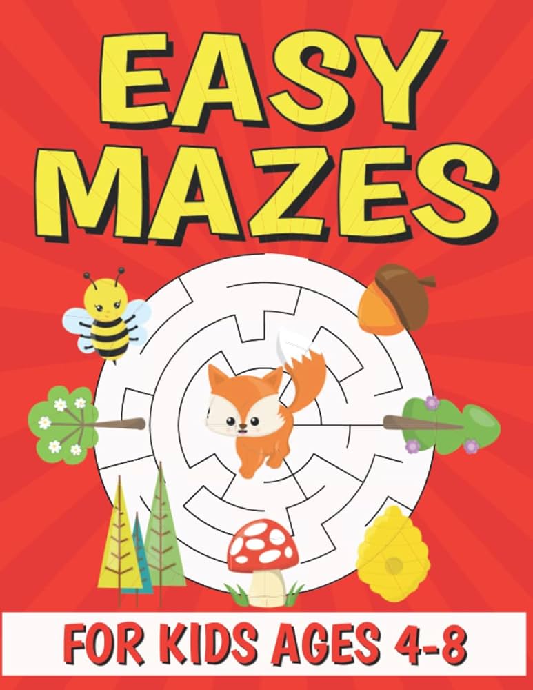 Easy Mazes For Kindergarten