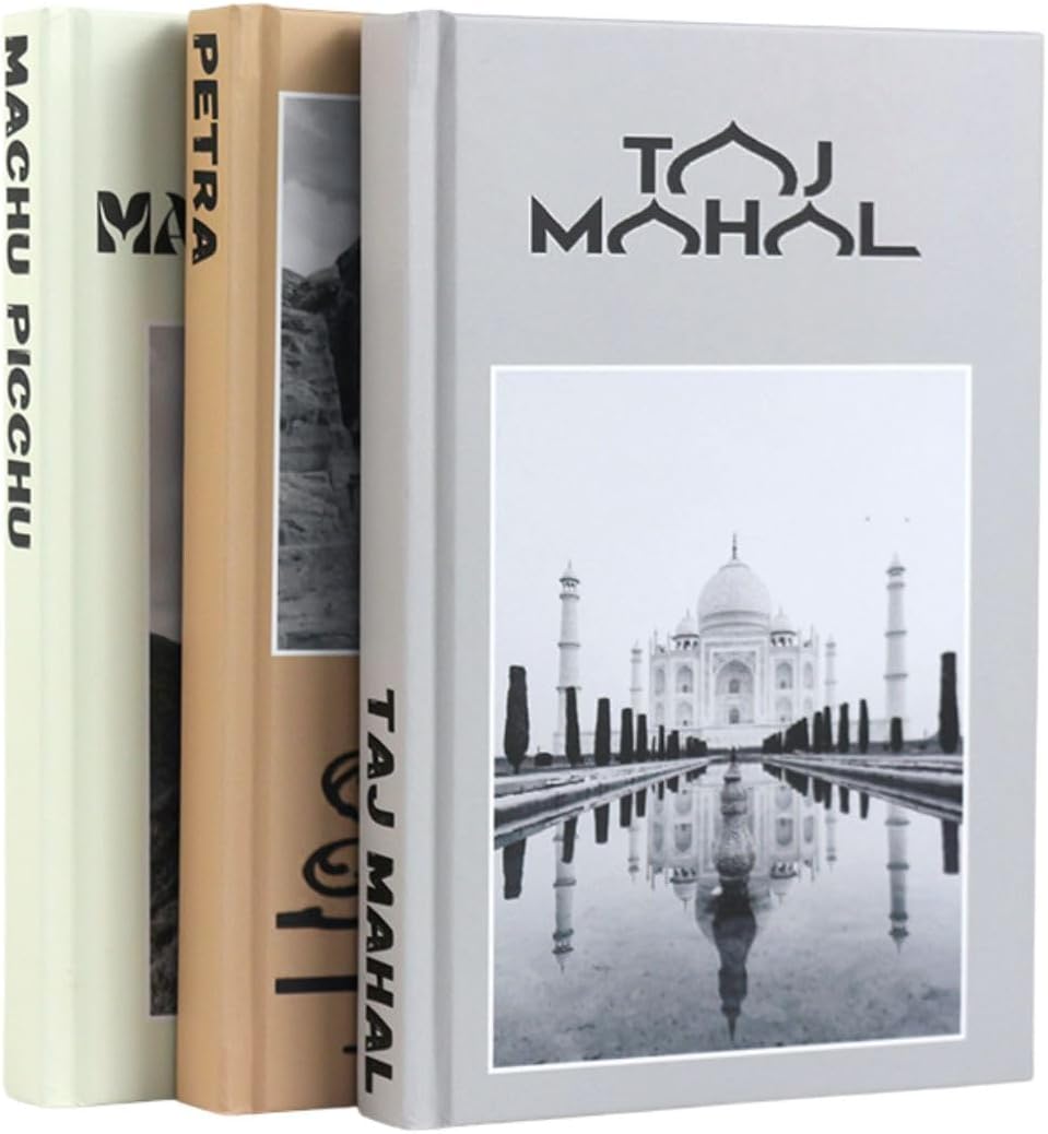 Amazon.com: Set of 3 Decorative Books for Home Decor - Coffee Table ...