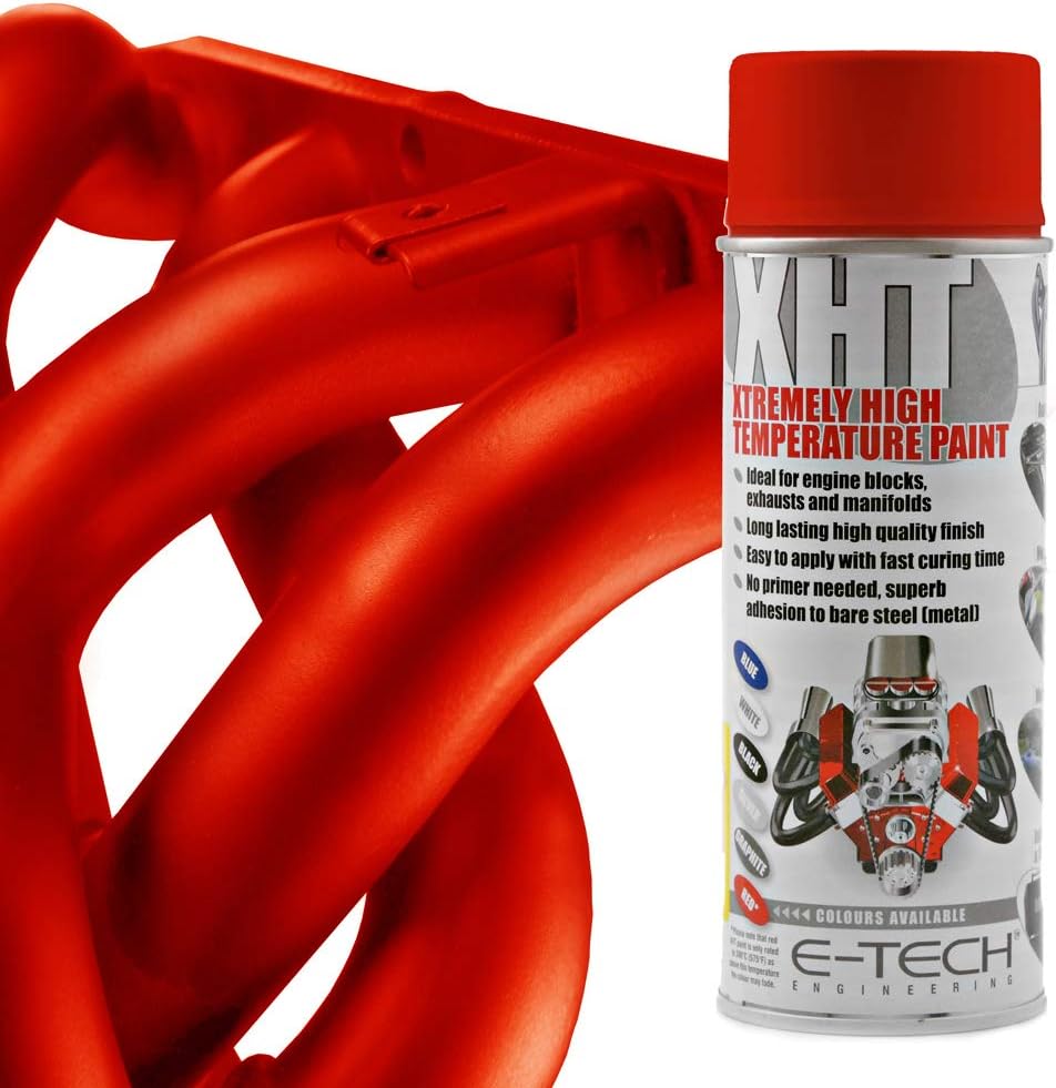DECO COLOR HEAT RESISTANT SPRAY PAINT HIGH TEMPERATURE STOVES EXHAUSTS ...