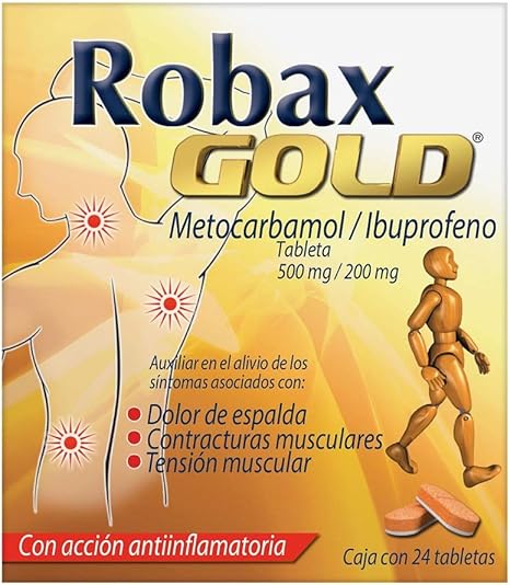 Robax Gold Relajante Muscular con Efecto Analgésico 24 tabs : Amazon ...