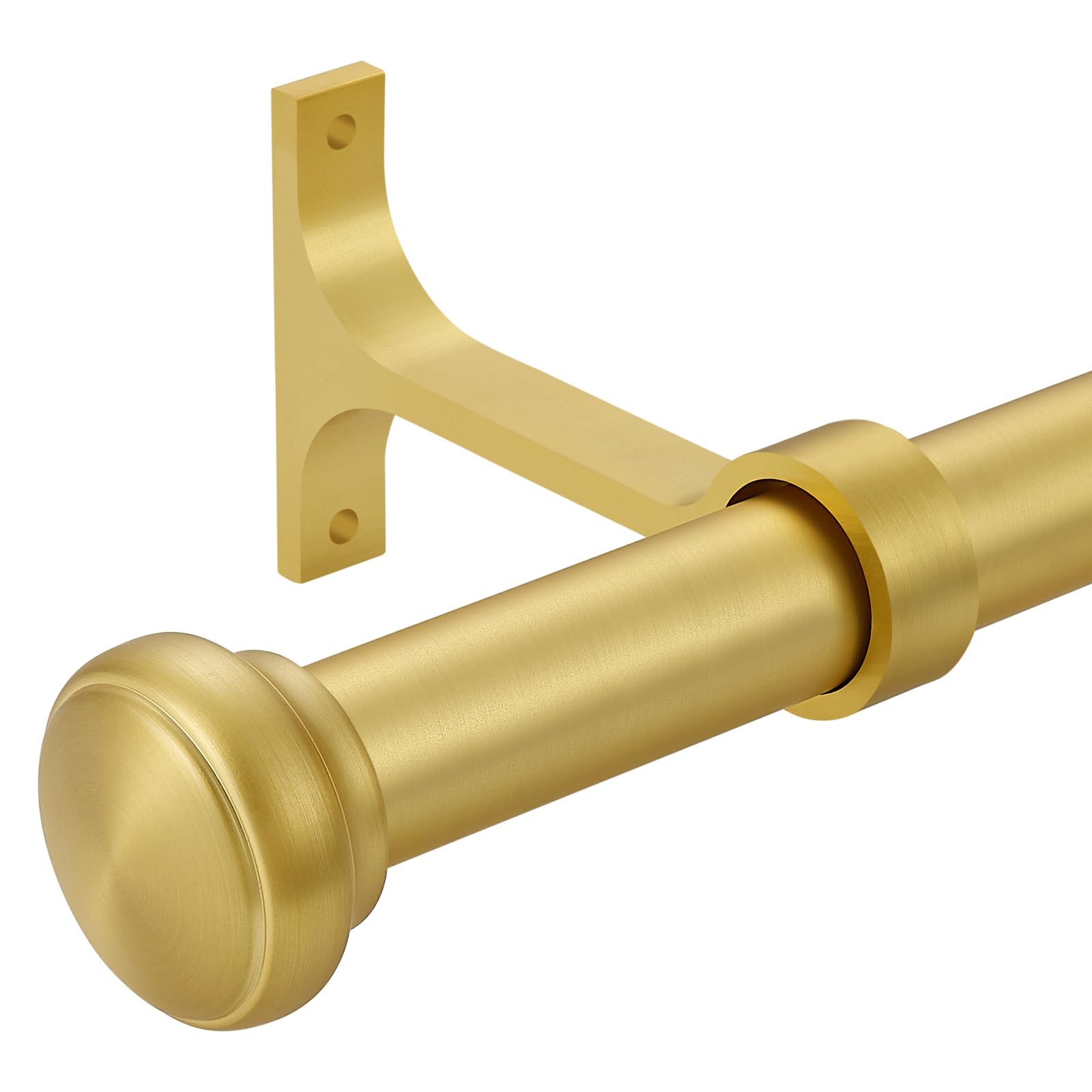 Heavy Curtain Rod,Adjustable Curtain Rod 1 inch Rods for Windows 144 to ...