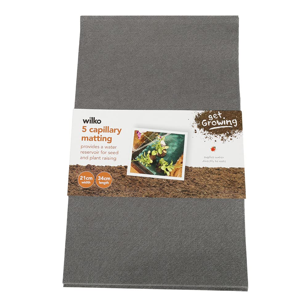 wilko Capillary Matting, Keeps Plants Hydrated for a Long Time, Perfect ...