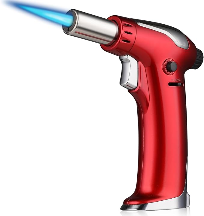 Amazon.com: mollie Mini Butane Torch Lighter with Adjustable Flame ...