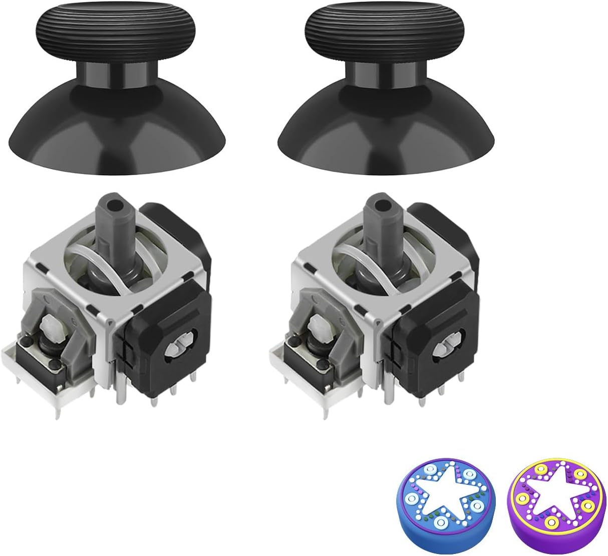 AKNES GuliKit TMR Electromagnetic Joysticks Replacement for DualSense ...