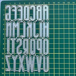 Amazon.com : (9 Styles) 26 English Alphabet Letters Metal Cutting Dies ...