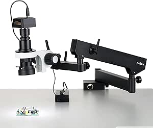 Amazon.com : AmScope - 0.7X-5X Zoom Inspection Microscope w/LED Ring ...