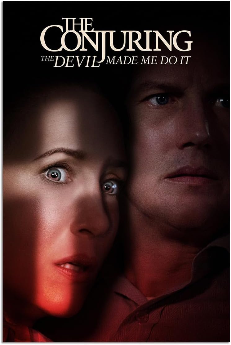 Amazon.com: BNvxr The Conjuring Horror Movie Poster for Bedroom ...