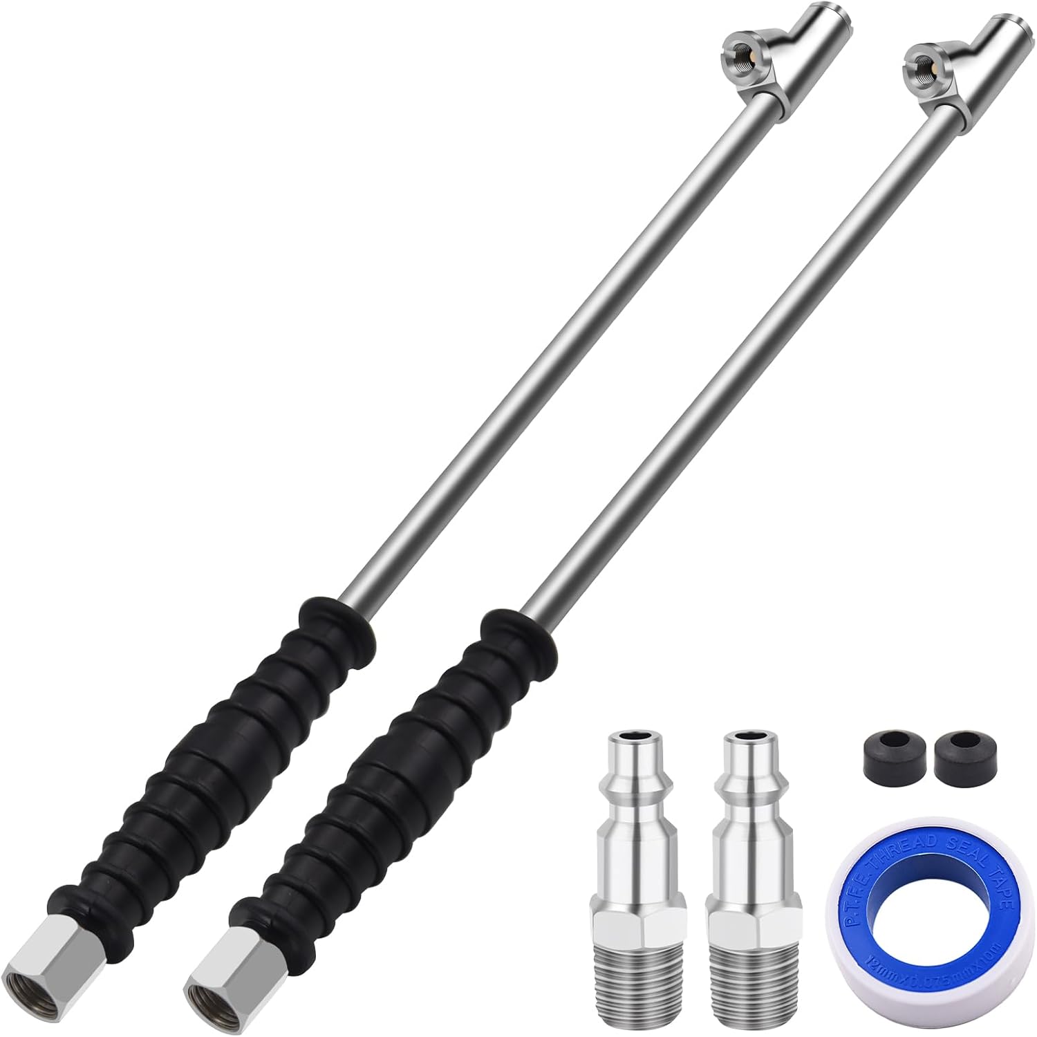 Amazon.com: SAFELIFE 16-1/4" Extended Dual Head Air Chuck, 2-Way ...