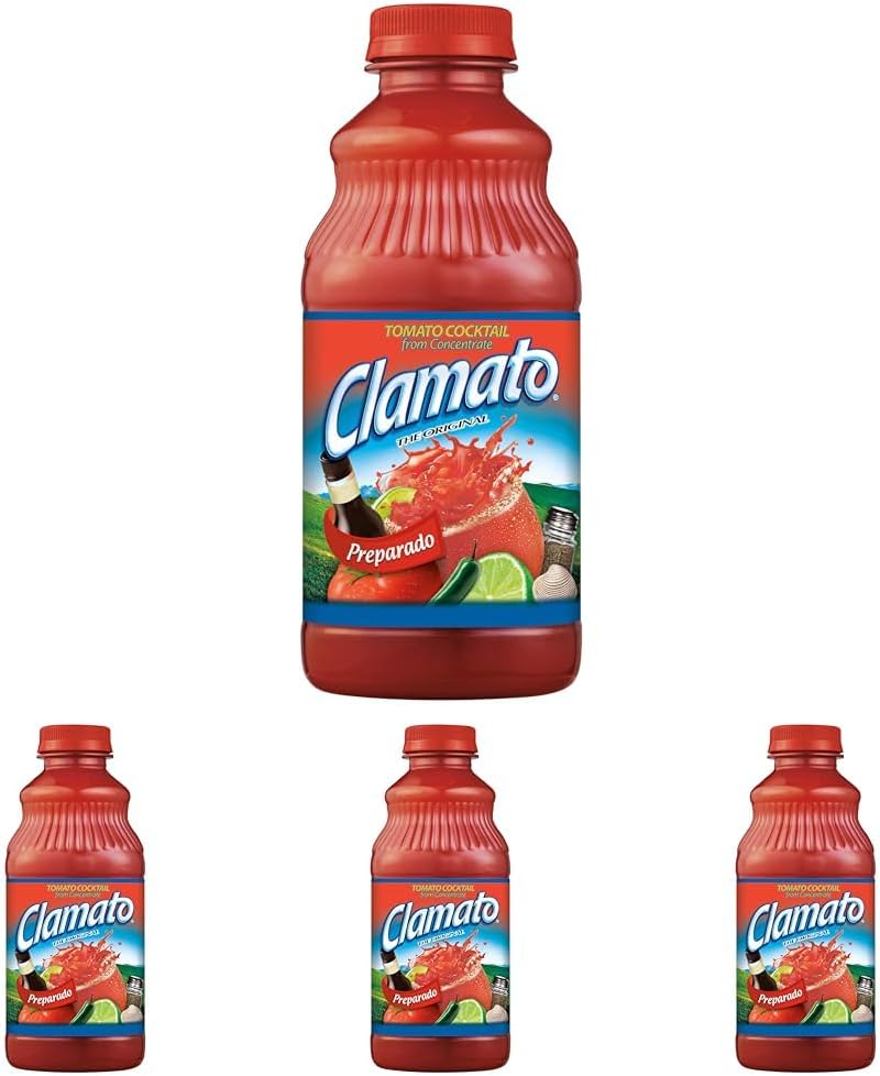 Amazon.com : MOTTS Motts Clamato Preparado Tomato Cocktail 32Oz, 32 oz ...