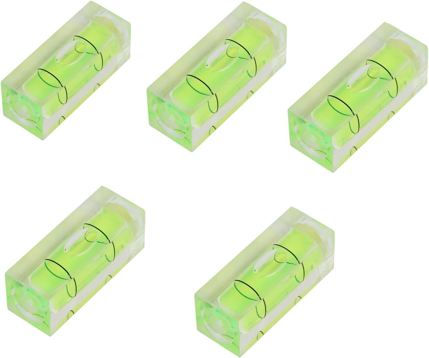 Haosie 5pcs Small Spirit Level, 15 x 15 x 40mm Mini Spirits Levels ...