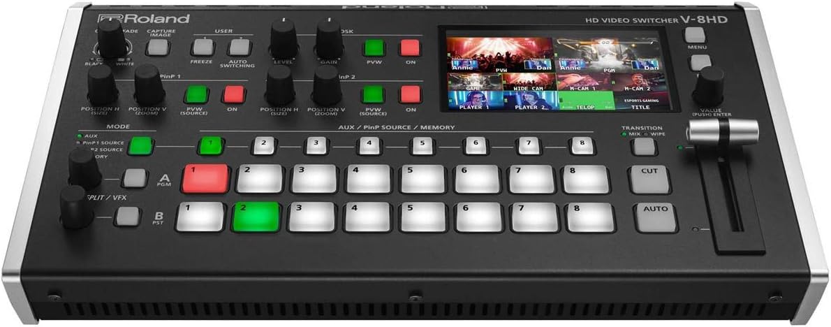 Amazon.com: Roland V-1HD portable HD video switcher bundle with CB-BV1 ...