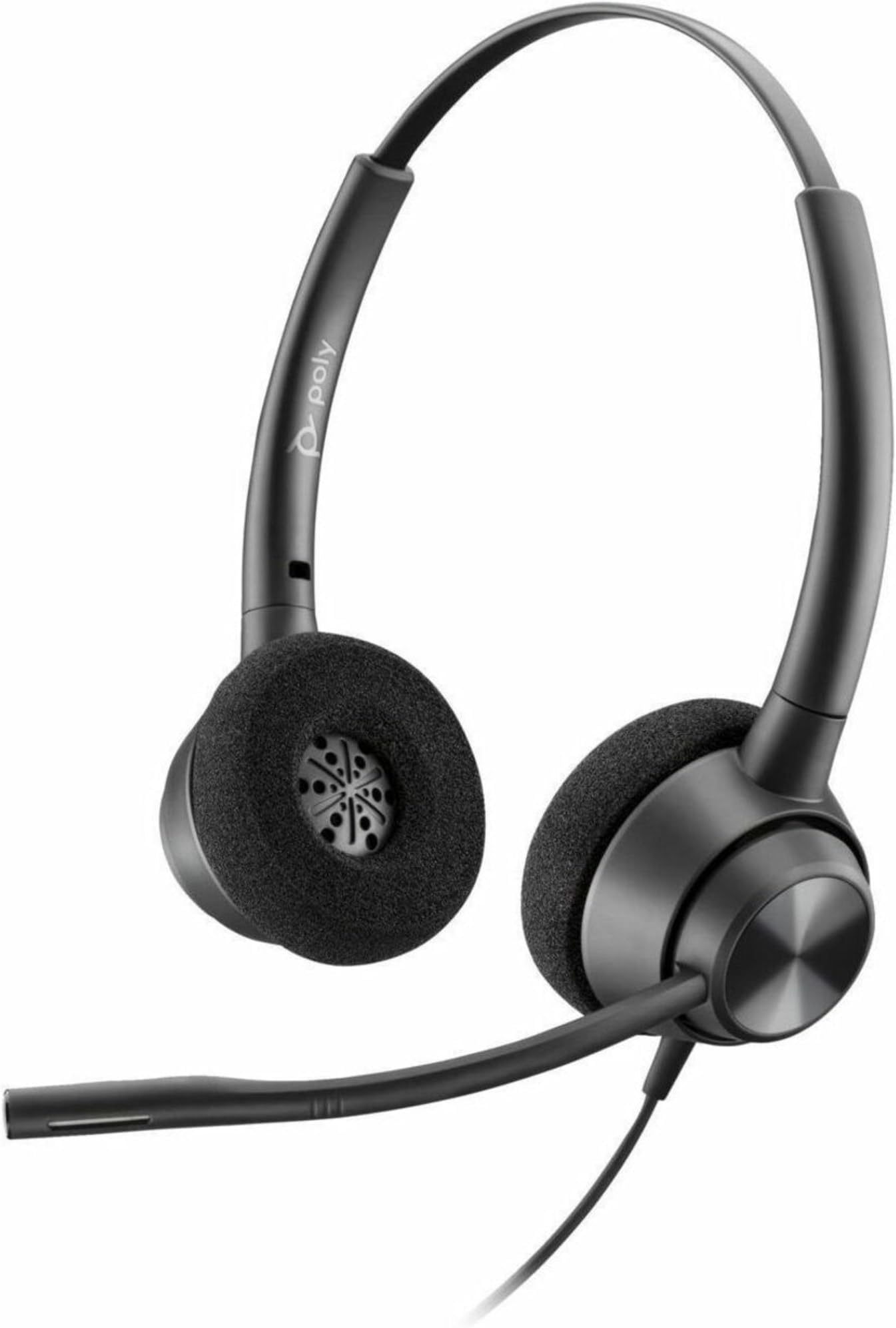 Amazon.com: Plantronics Poly EncorePro 320 Stereo Headset - QD - Black ...