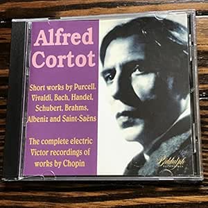 Amazon.com: Alfred Cortot Plays Short Works & The Complete Electric ...