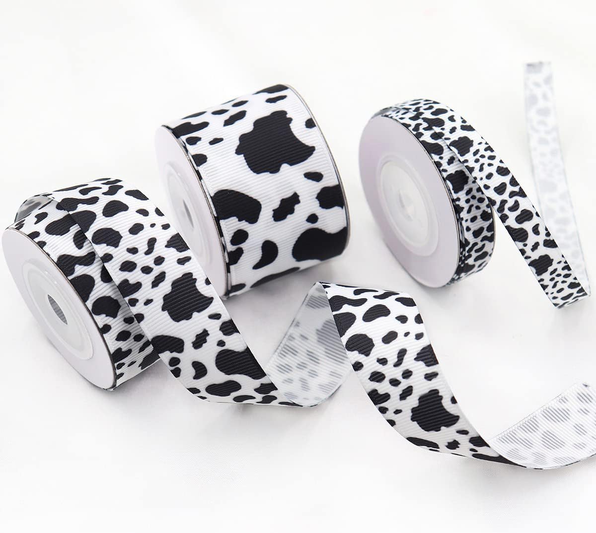 Amazon.com: 3 Rolls of Milk Ribbon 15 Yards of Milk Ribbon Rib Printing ...