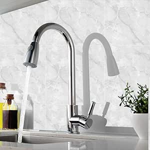 VAPSINT Modern 360 Degree Swivel Good Valued Hot& Cold Mixer Single ...