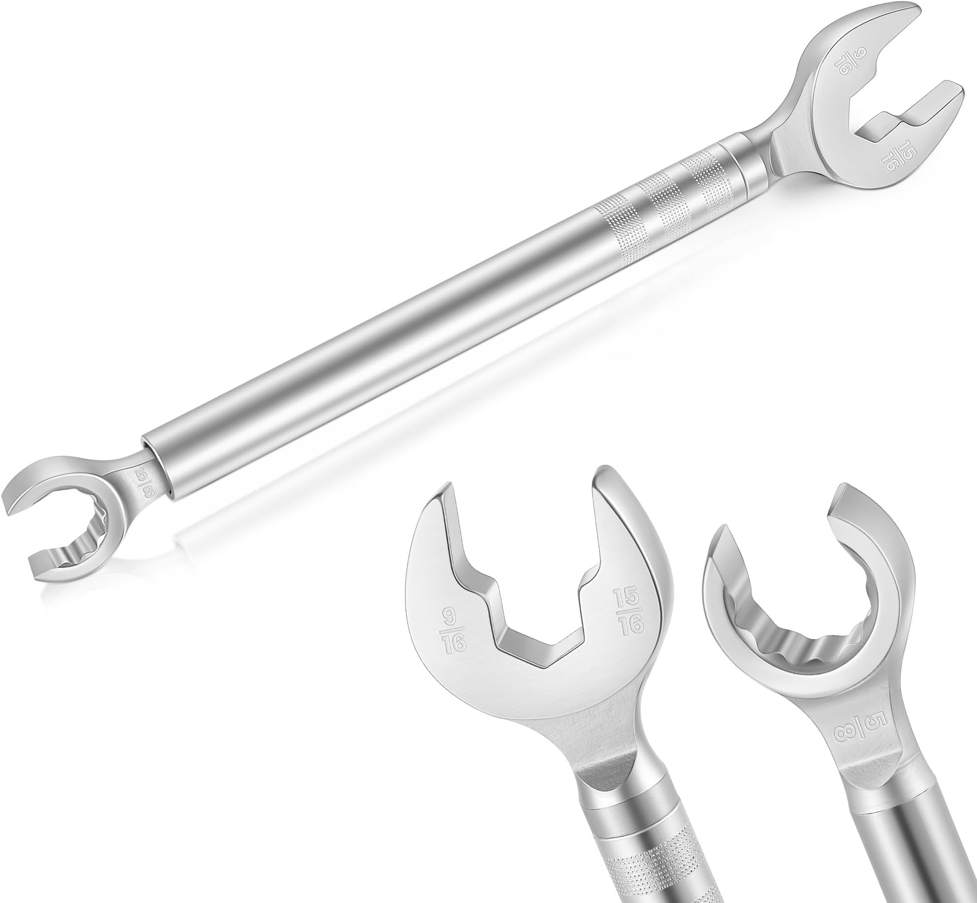 DURATECH 3-in-1 Plumber wrench & 4 Way Sillcock Key & Faucet Installer ...