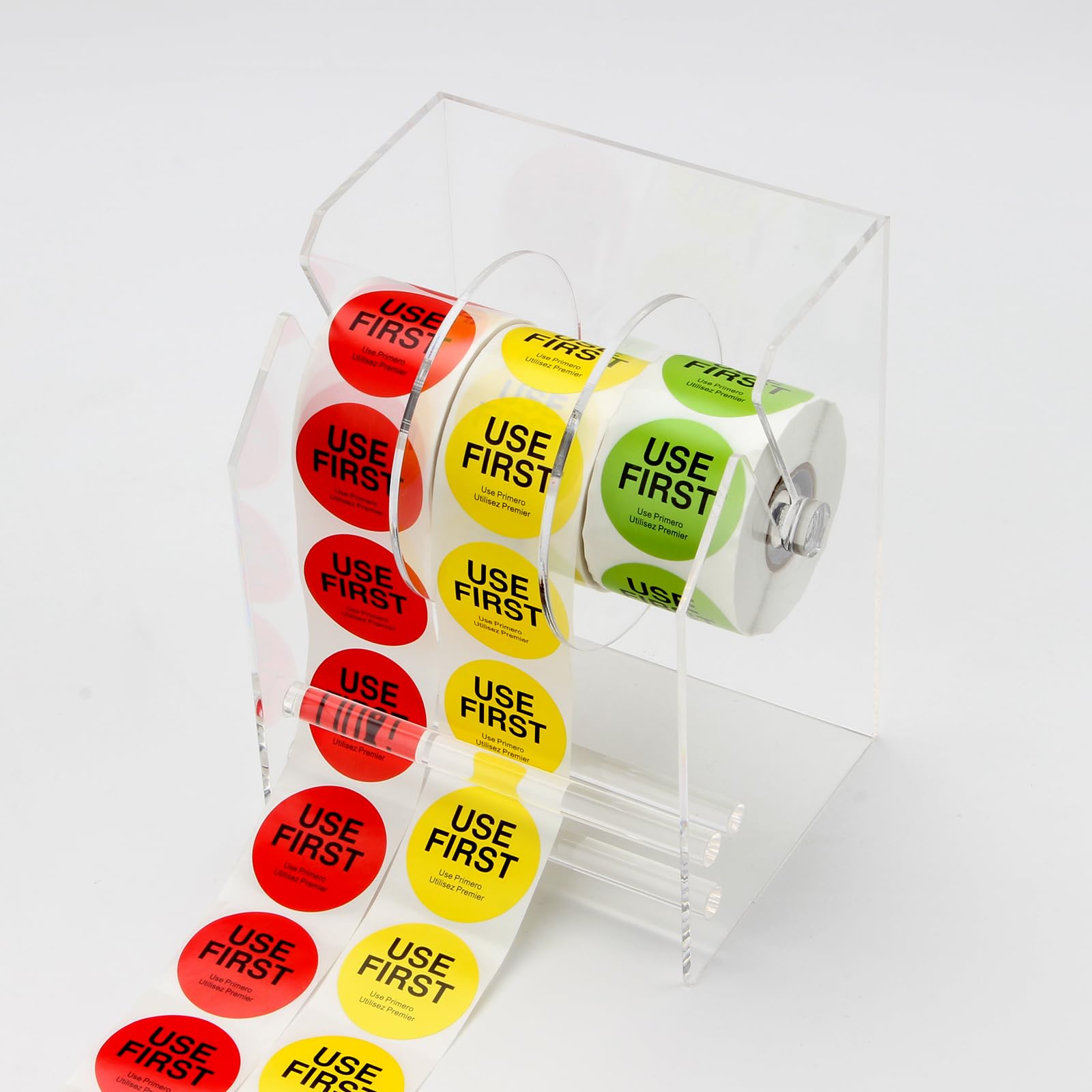 Snapklik.com : KVMORZE Adjustable Label Dispenser, Acrylic Sticker ...