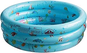 Durdiiy Paddling Pools for Kids 60x22cm Inflatable Baby Swimming Pool ...