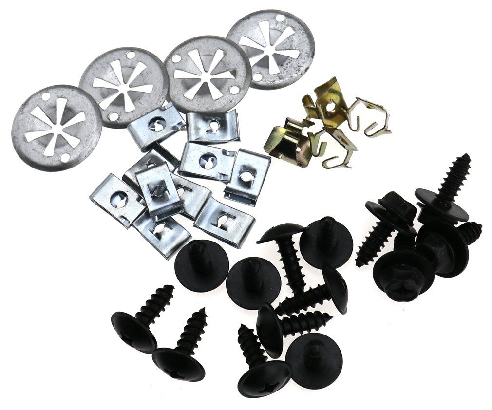 Amazon.com: 32Pcs Bottom Engine Cover Undertray Fixing Screws Clips Set ...