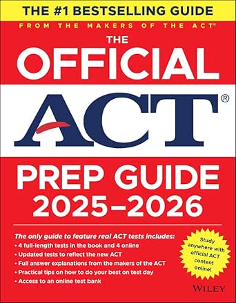 Amazon.com: The Official ACT Prep Guide 2025 - 2026: Book + Online ...