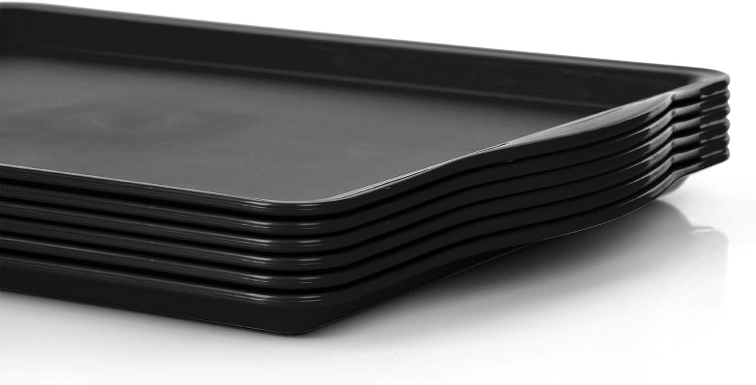 Mintra Home Lot de 6, Plateaux De Service en Plastique, Plateau ...