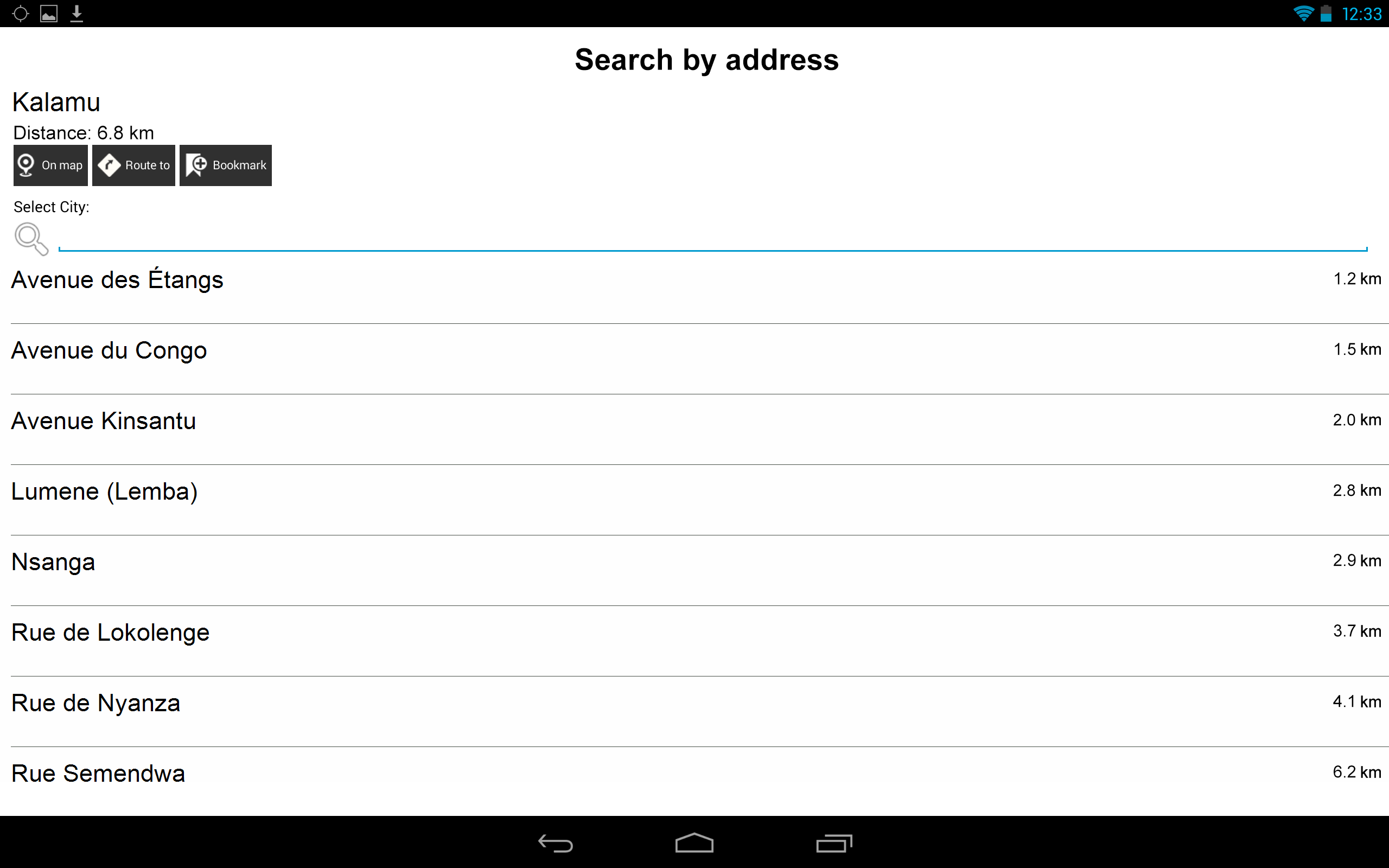 Kinshasa, Congo Offline Map - Smart Sulutions - App on Amazon Appstore
