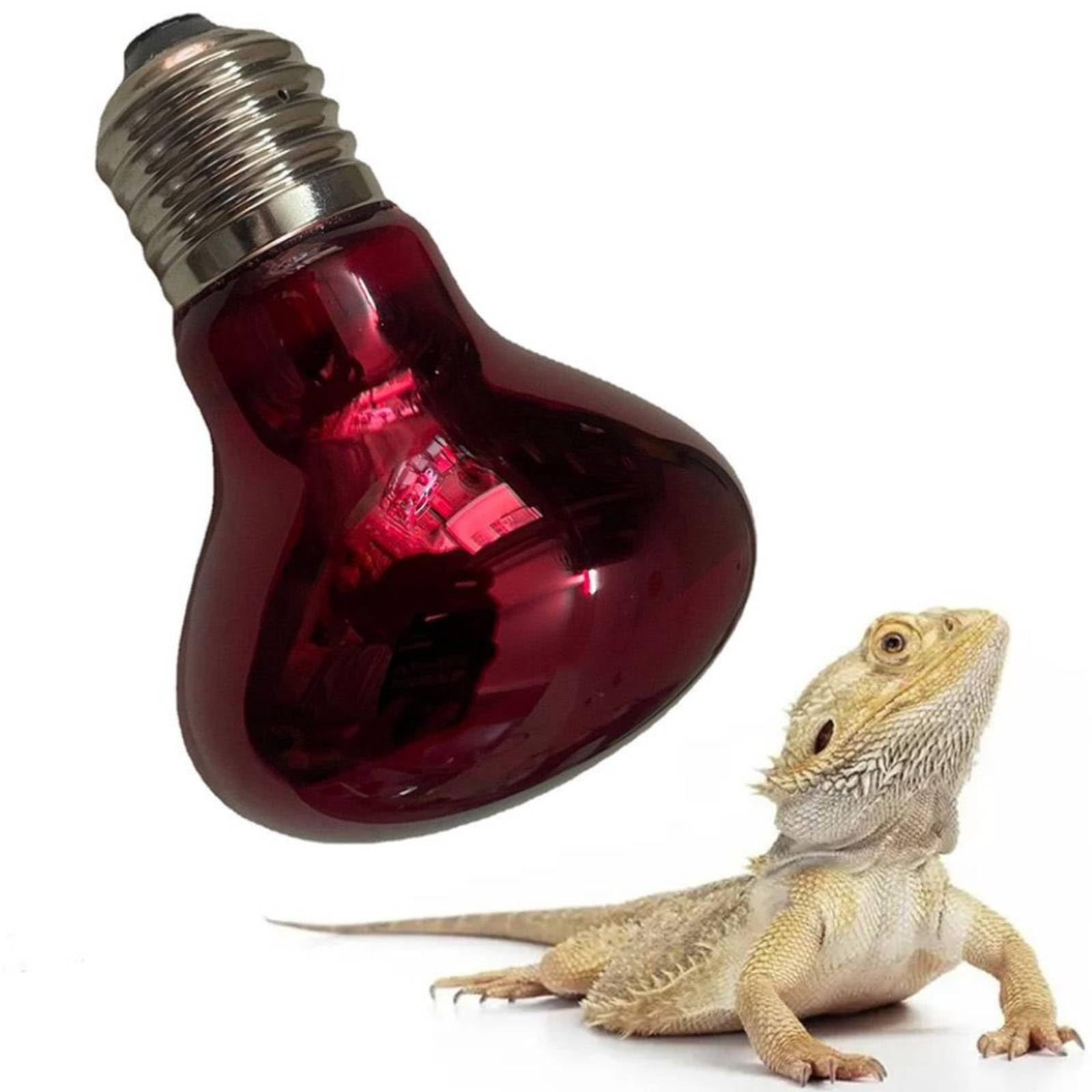 50W Reptile Heat Lamp Bulbs,Upgraded Reptile Day and Night Basking Spot ...