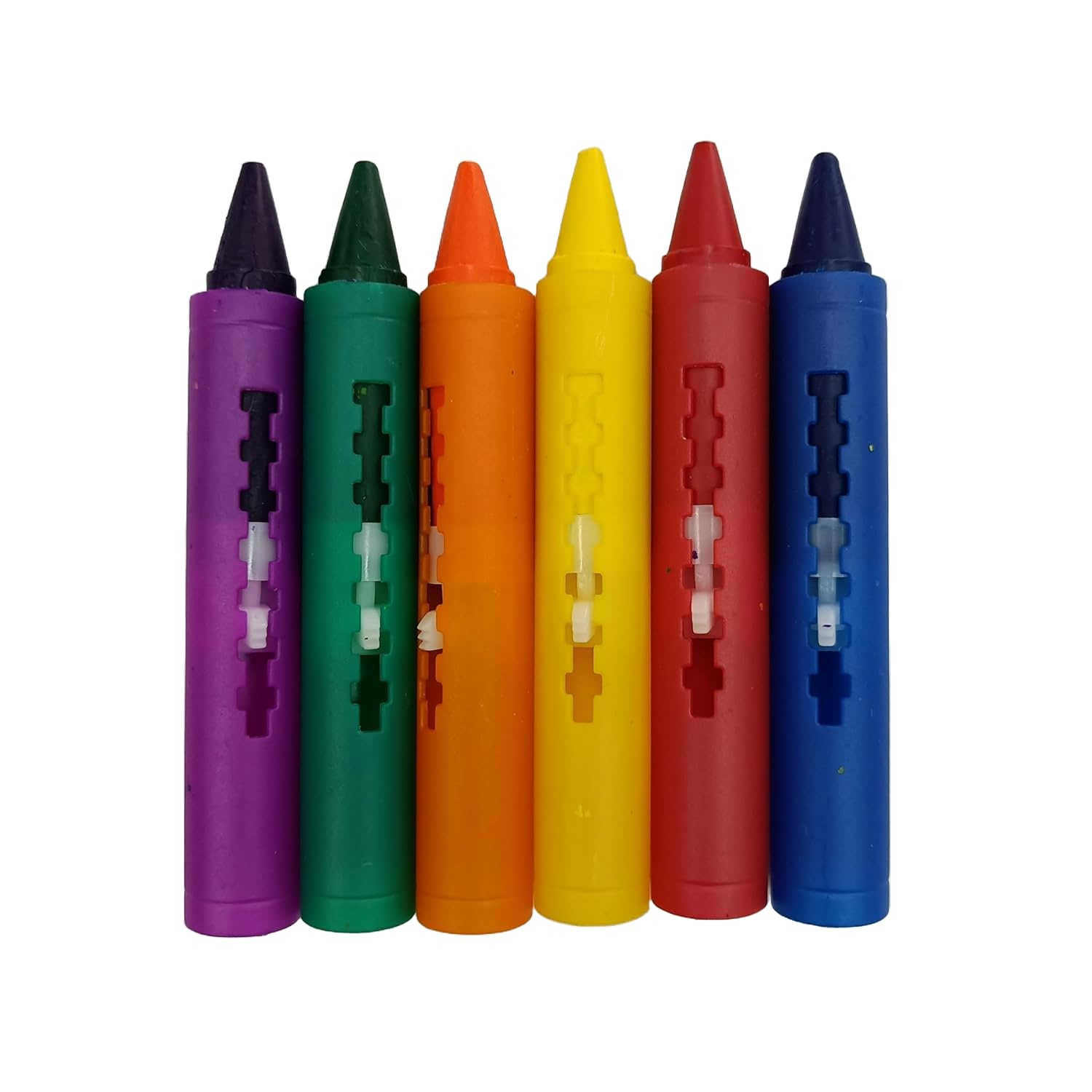 SJMR Bath Crayons- Set of 6 Colorful Mess Free Bath Toy Crayons for ...