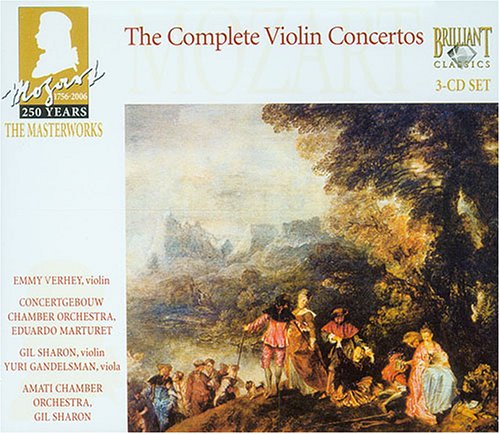 Complete Violin Concertos: Mozart, Verhey, Amati Chamber Orch, Sharon ...