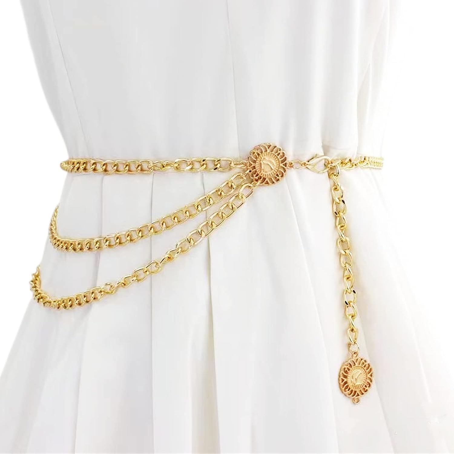 Amazon.com: Nieeweiy Women Long Tassel Waist Chain Waist Belt ...