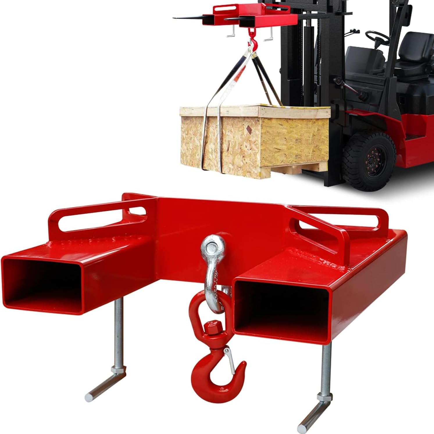 3T Forklift Lifting Hoist Attachment,6600lbs Nepal | Ubuy