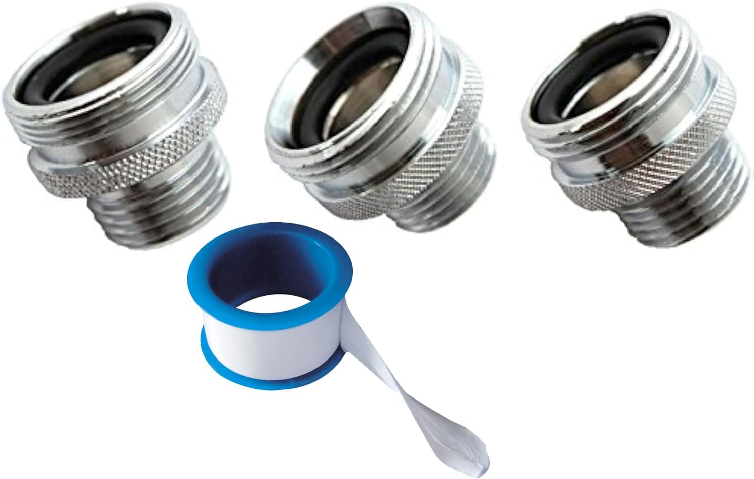 All 3 Ball End Shower Arm Adapter Set Convert to 1/2" Standard Fitting ...