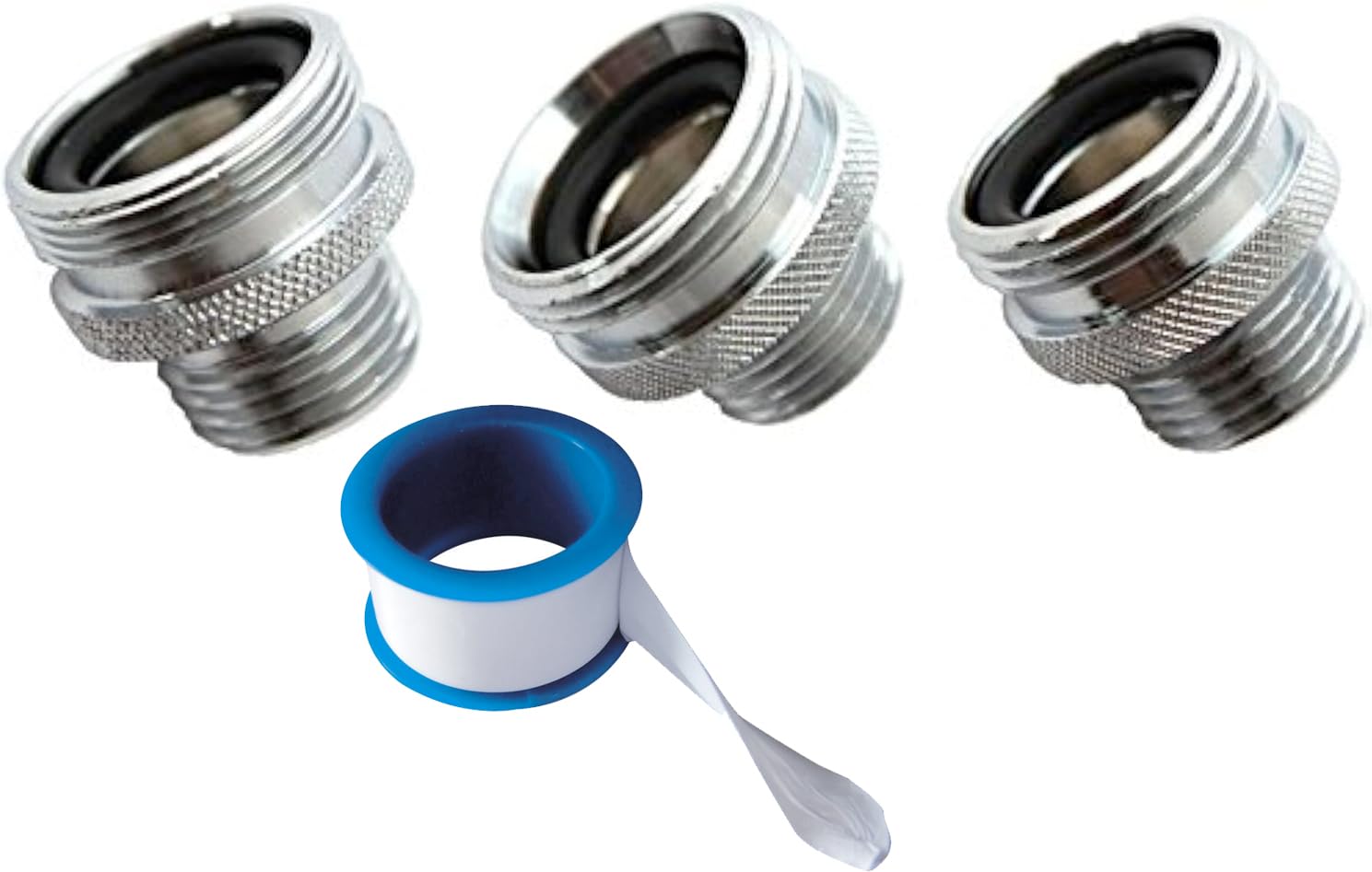 All 3 Ball End Shower Arm Adapter Set Convert to 1/2" Standard Fitting ...