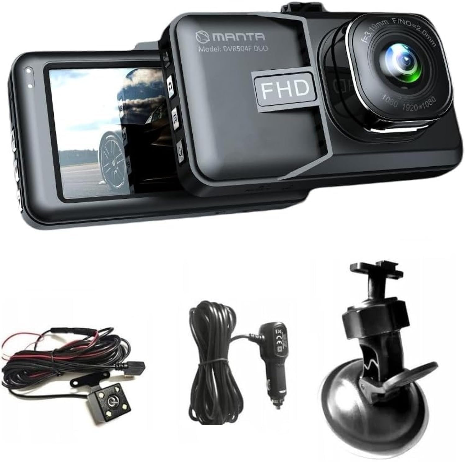 Manta DVR504F DUO Black Eye II Dash Cam User Manual