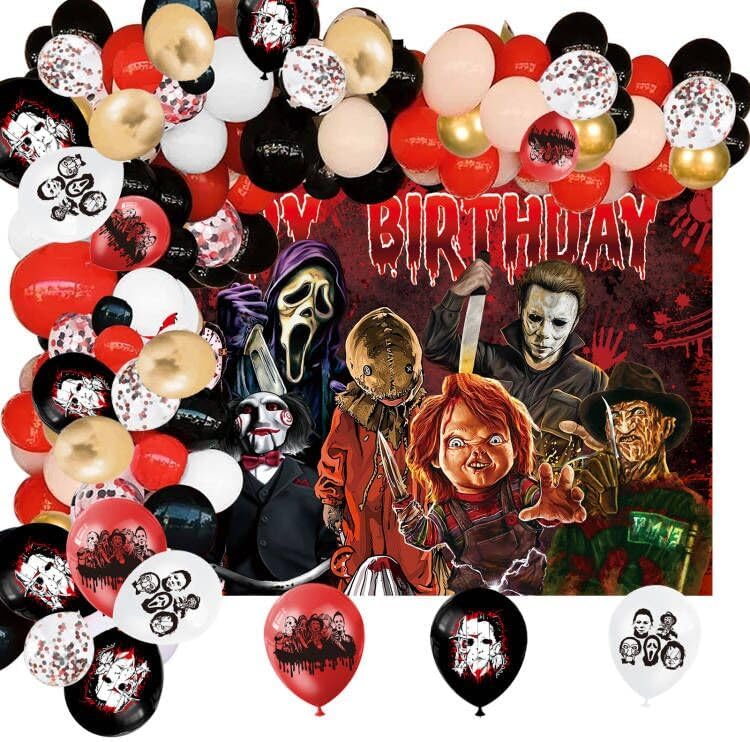 Amazon.com: Horror Movie Party Decorations Kit，Horror Party Decorations ...