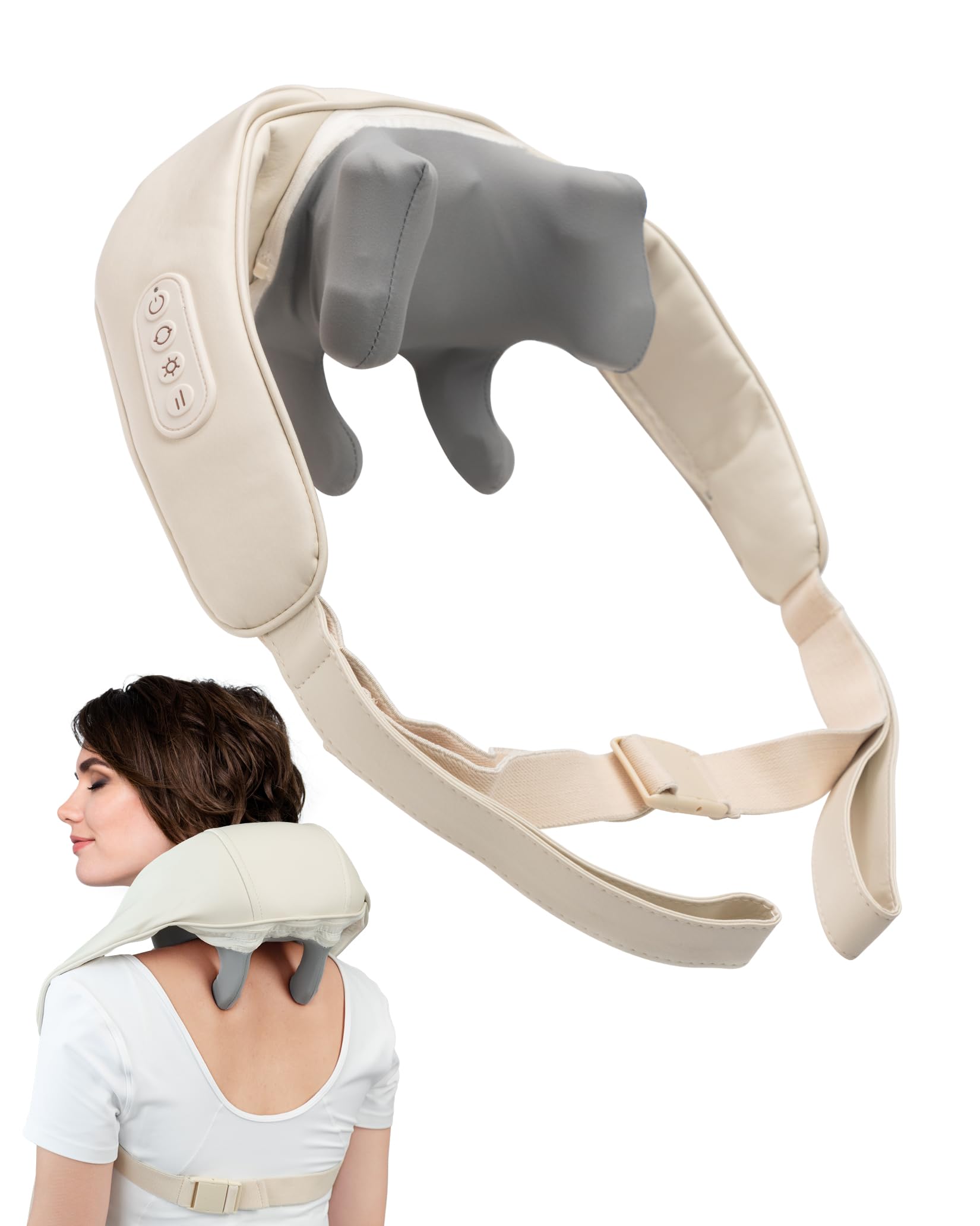 Amazon.com: Shiatsu Neck and Back Massager with Adjustable Heat ...