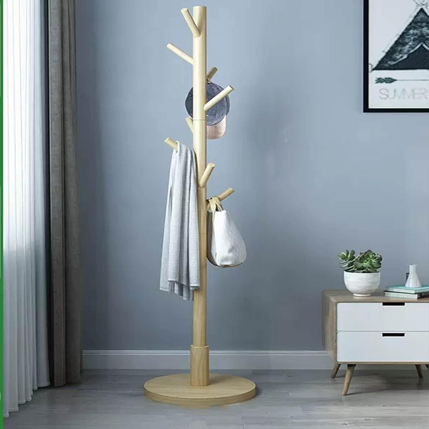 Amazon.com: IMPREC Industrial Coat Rack, Modern Vertical Coat Hanger ...