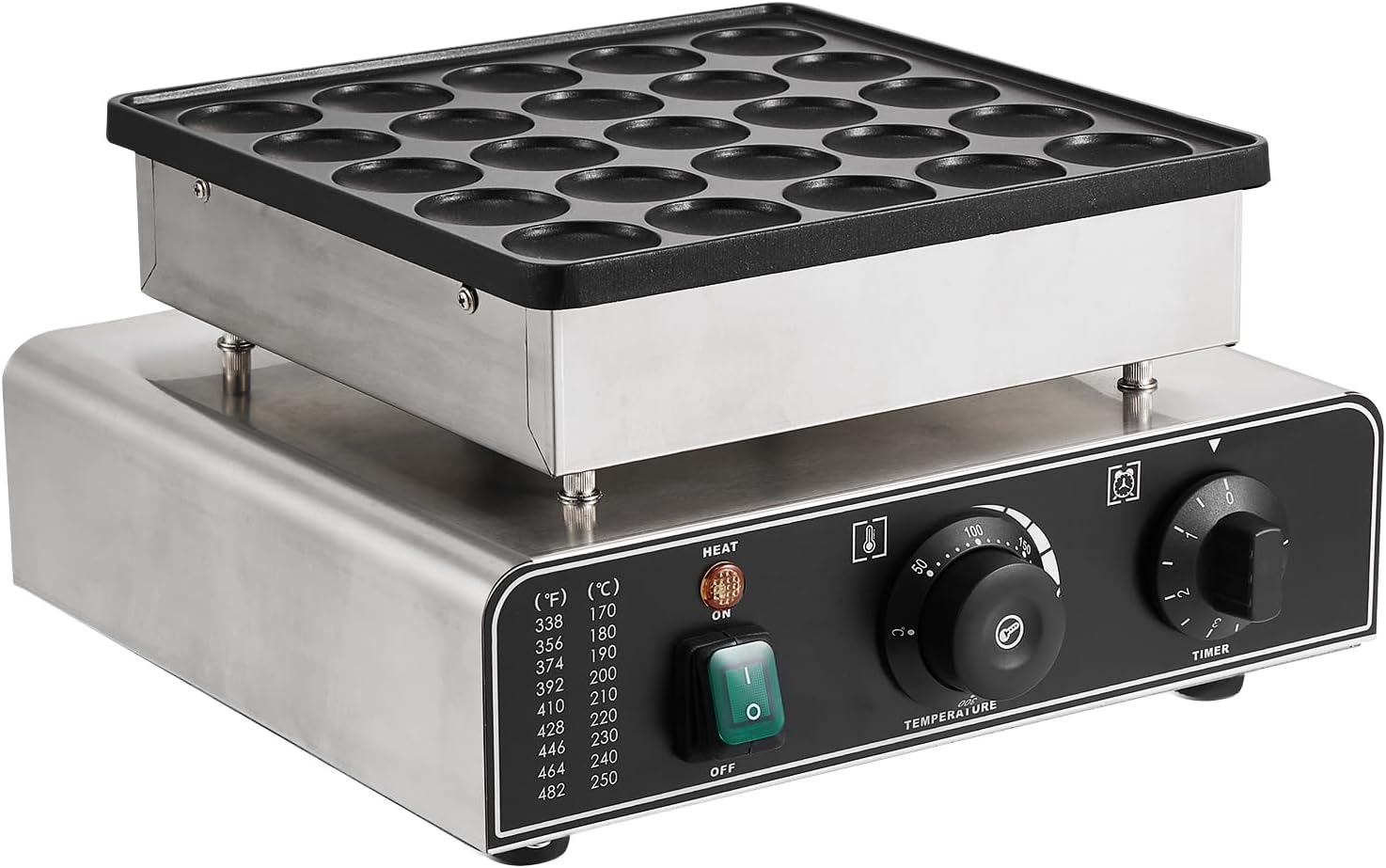 RACK & PACK Maquina para Hacer Mini Hot Cakes 25 Piezas Industrial 900 ...