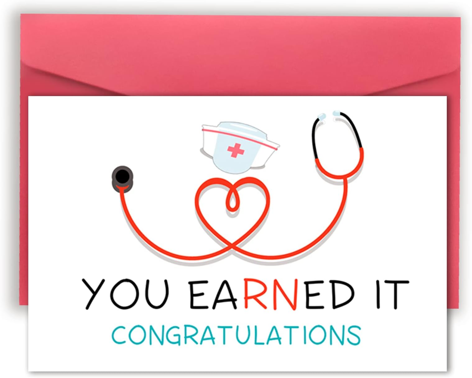 Amazon.com : BIZIBAFF Nurse Graduation Cards for Girls Her Congrats Nurse Graduation Greeting ...