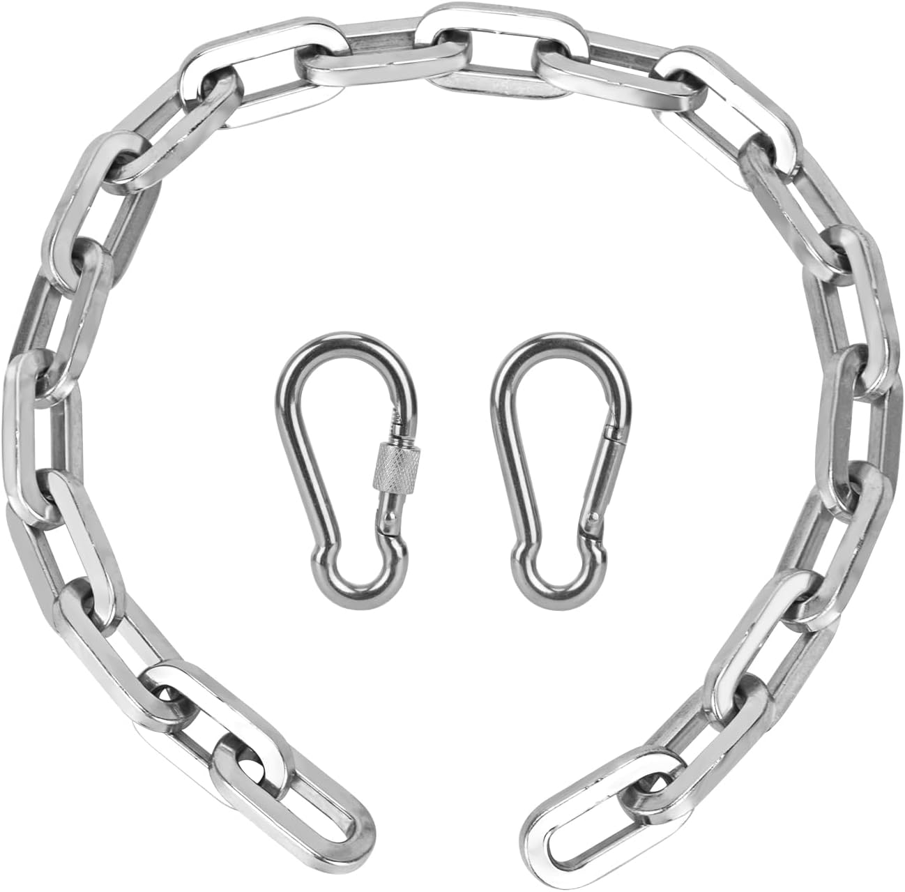 OKG Security Chain - 2ft x 1/4" Thick Outdoor Gate Chain, Cut Proof ...