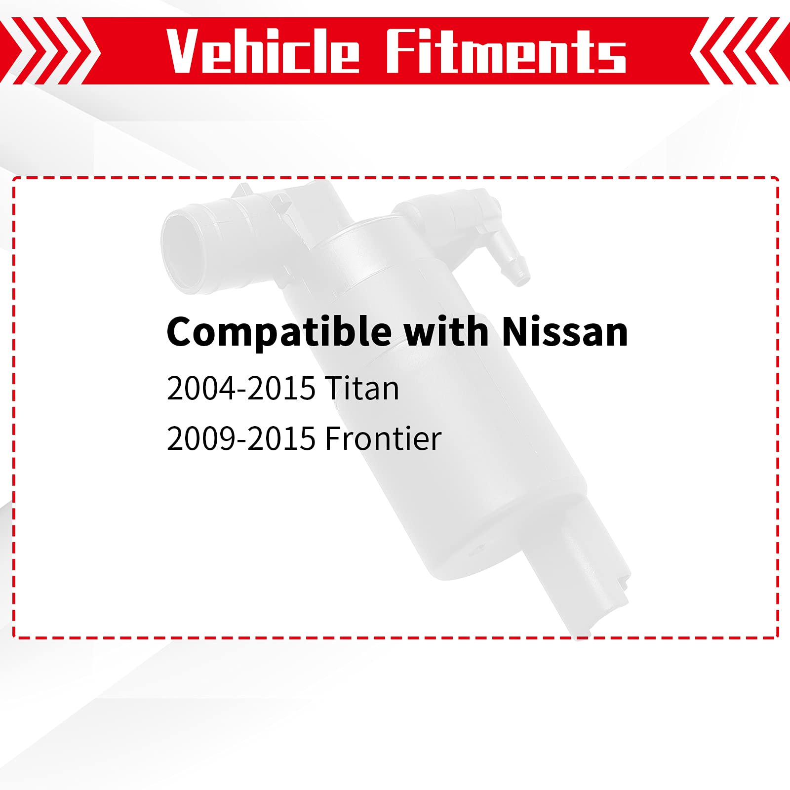 Snapklik.com : OTUAYAUTO Windshield Washer Pump - Replacement For 2004 ...