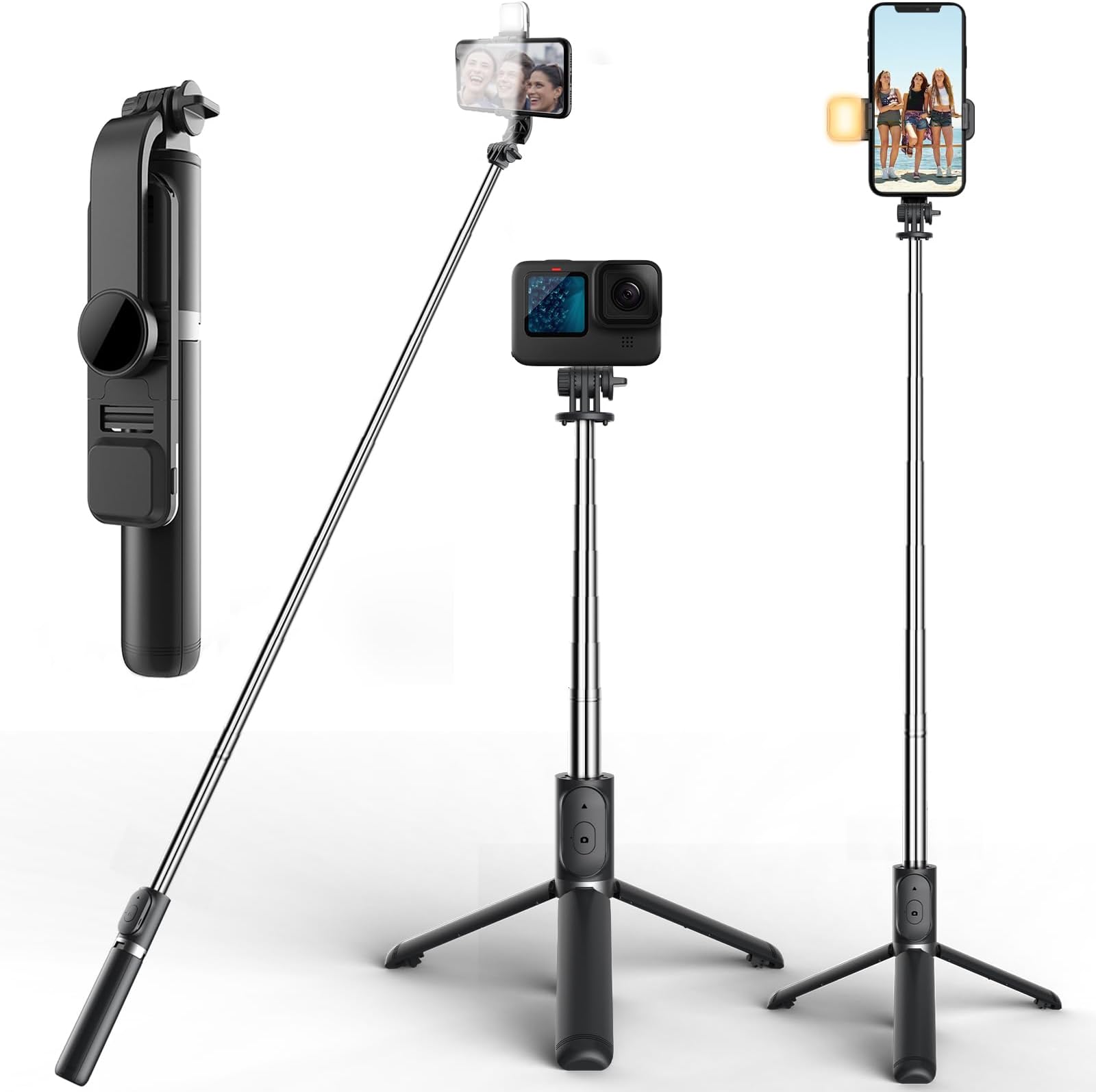 Mobilife Portable Selfie Stick with Tripod Stand Reinforced 96cm/37.8 ...