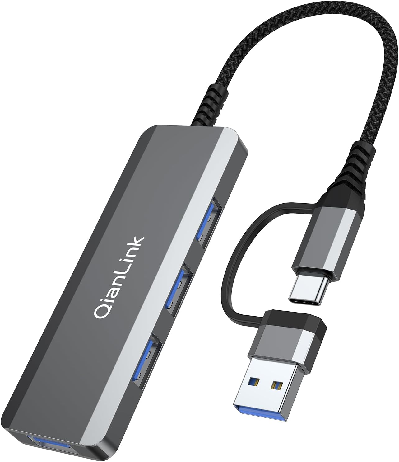 Amazon.com: USB C to USB Hub 4 Ports,Type C to USB 3.0 Hub with a USB C ...