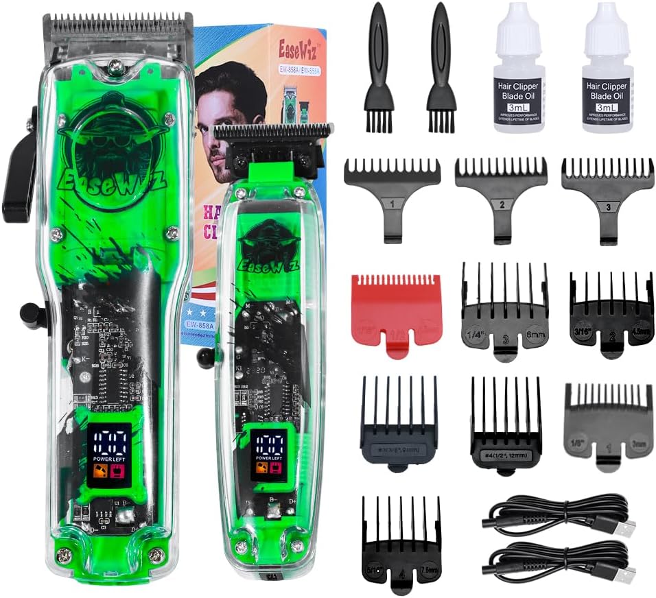 Amazon.com: TPOB X Hair Clipper Set with 12 Attachments, 4 Guide Combs ...
