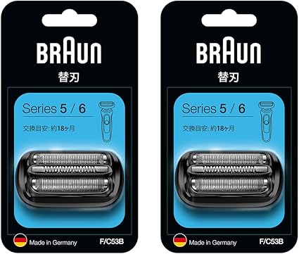 Amazon | ブラウン シェーバー替刃 シリーズ5 F-C53B ブラック 2個セット | BRAUN | メンズシェーバー替刃