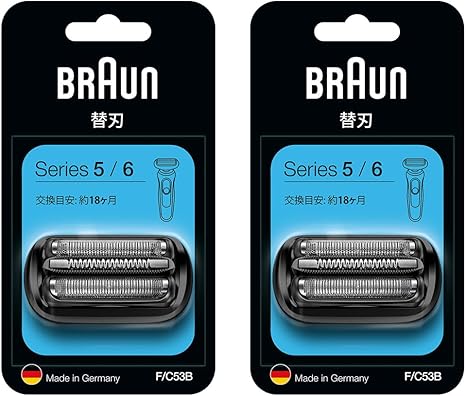 Amazon | ブラウン シェーバー替刃 シリーズ5 F-C53B ブラック 2個セット | BRAUN | メンズシェーバー替刃