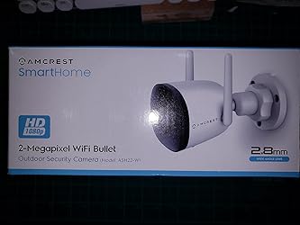 Amazon.com : Amcrest 1080P WiFi Camera Outdoor, Smart Home 2MP Bullet ...