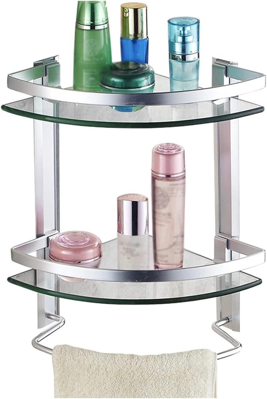 Amazon.com: KYUSAR Bathroom Shelf Shower Caddy Shower Shelves No ...