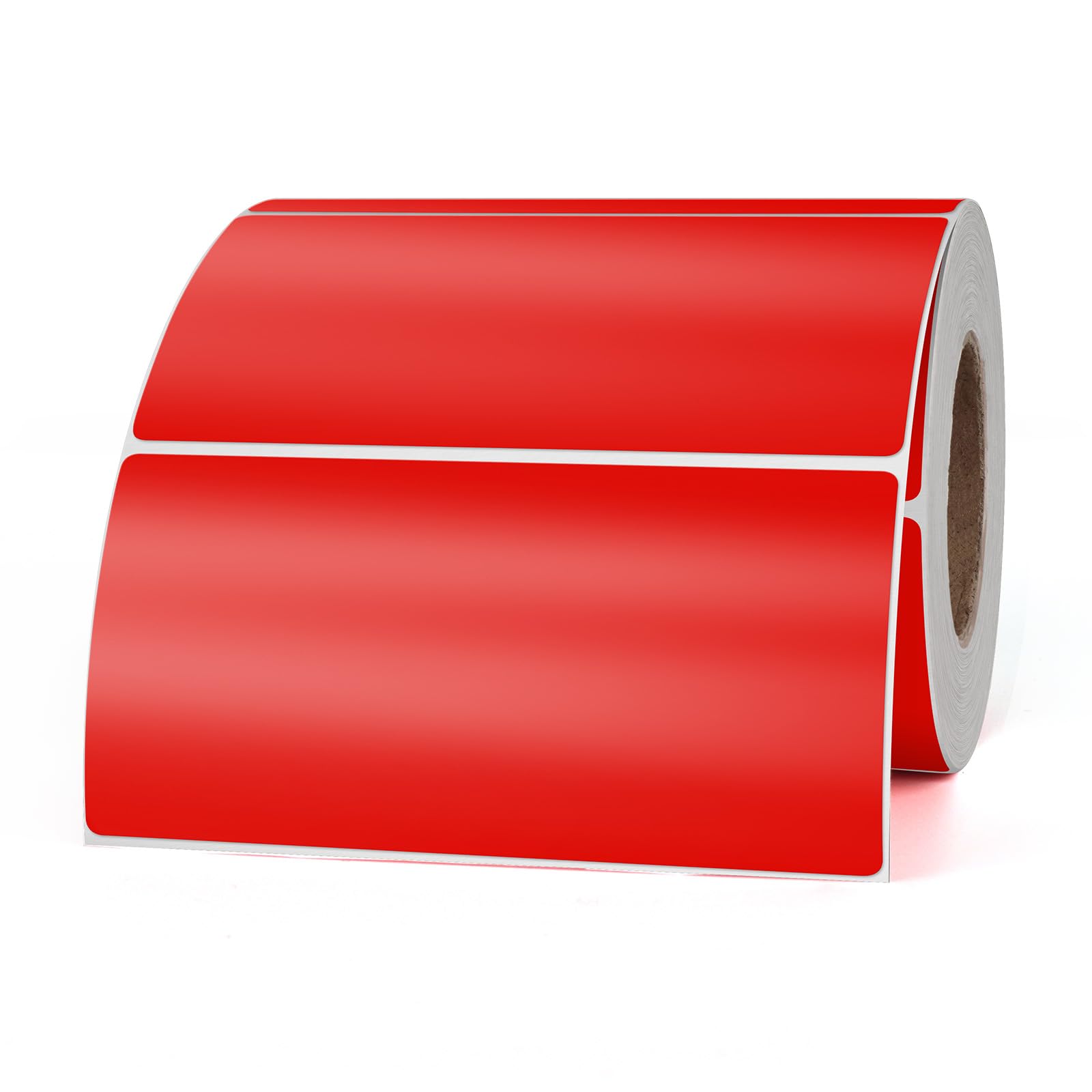 Snapklik.com : Red Color Coding Labels 2 4 Inches Rectangle Vinyl Self ...